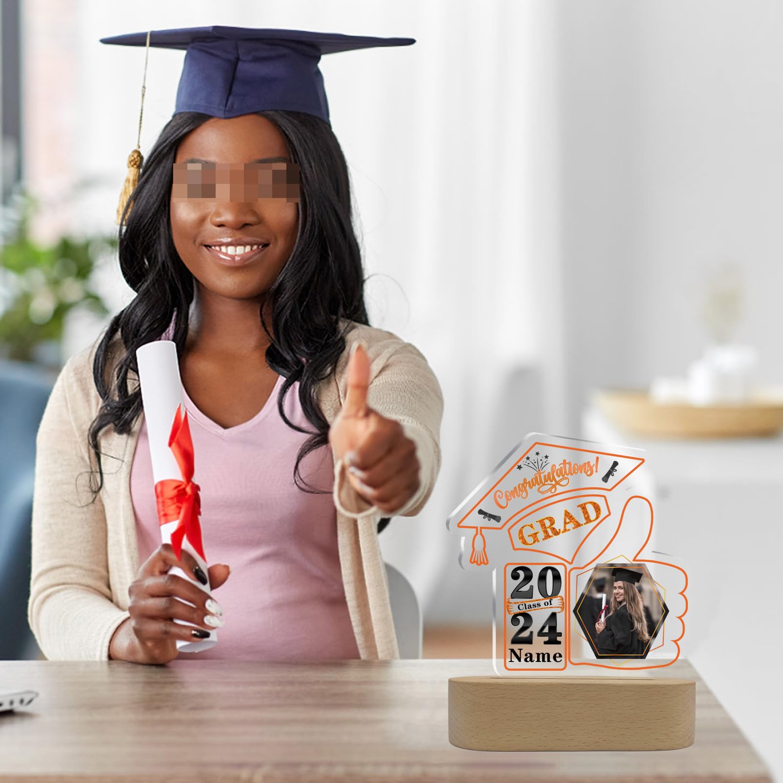 Snapklik.com : Dicodes Personalized Graduation Gift Night Light Class ...