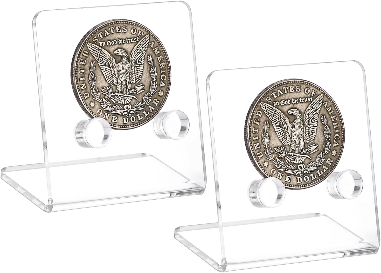 Amazon.com: Military Challenge Coin Display Stand - Solid Metal with ...