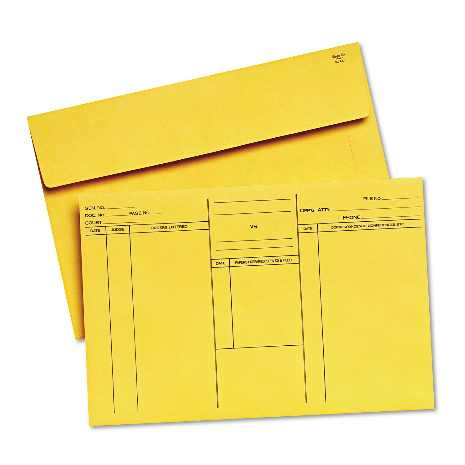 Amazon.com : Quality Park 89701 Attorney's Open Side Envelope, Ungummed ...
