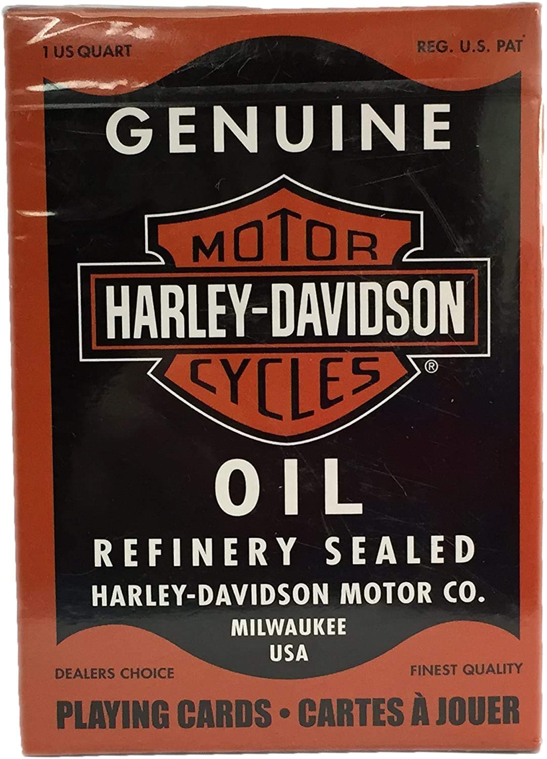Amazon.com: HARLEY-DAVIDSON® Oil Refinery Playing Cards - 639-CARD ...