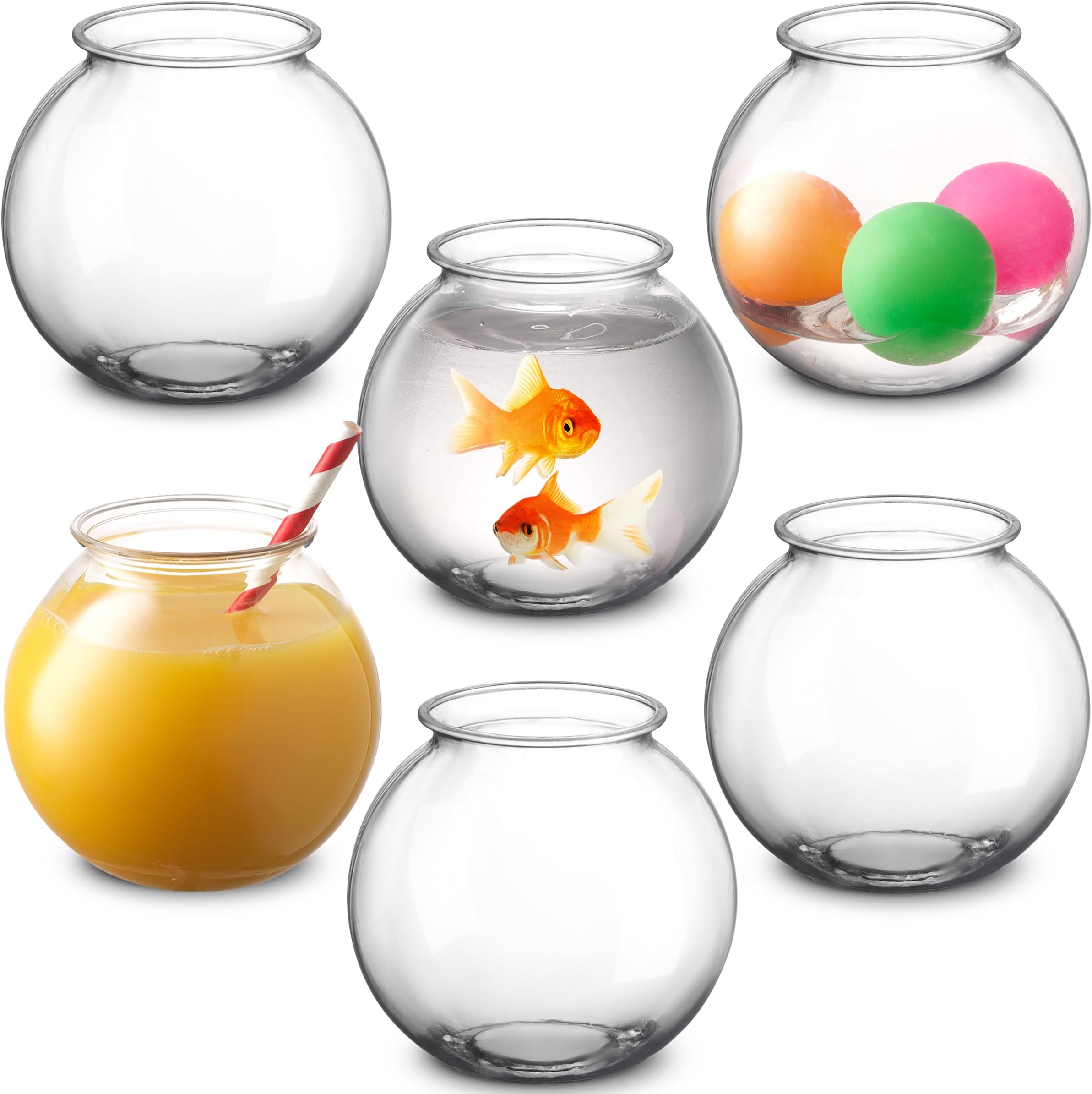 Amazon.com: BARCONIC® Flat Sided Fishbowl - 40 ounce : Home & Kitchen
