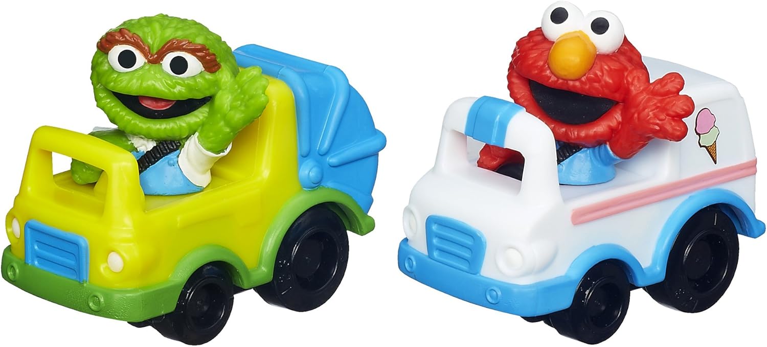 Playskool Sesame Street Racers (Elmo and Oscar), Vehicle Playsets ...
