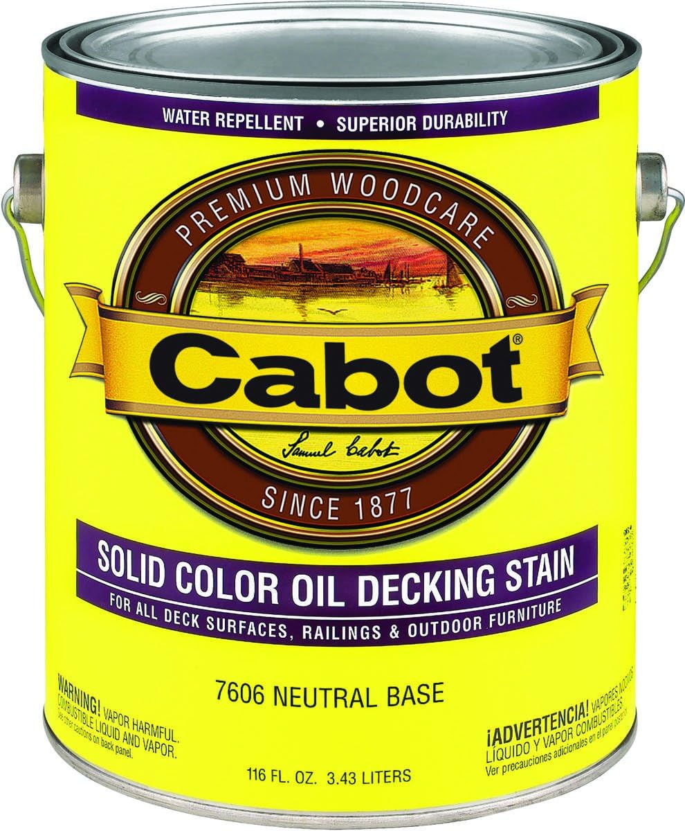Cabot VOC Solid Color Oil-Based Decking Stain - Household Wood Stains ...