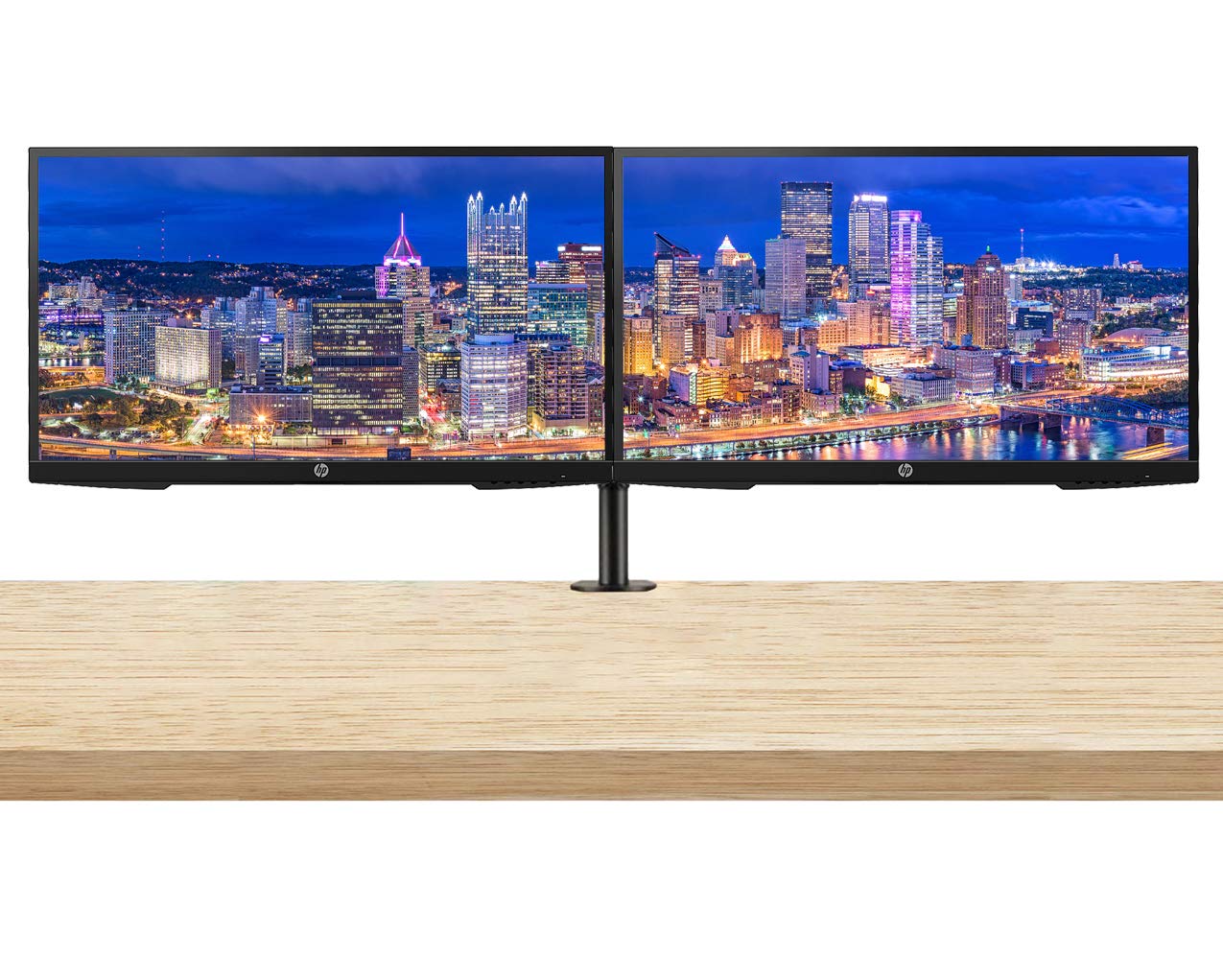 Buy HP P27h G4 27 Inch IPS LED FHD Backlit Monitor 2-Pack Bundle with ...