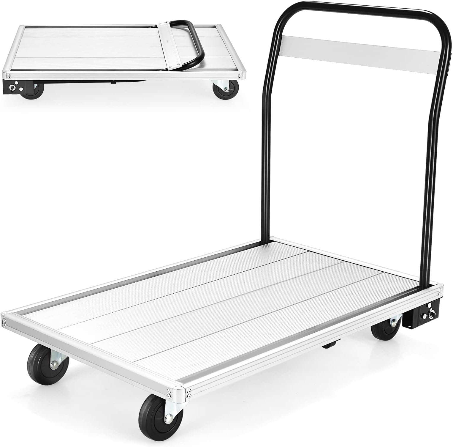 Woodside Heavy Duty Folding Platform Trolley Truck - 150KG Load ...