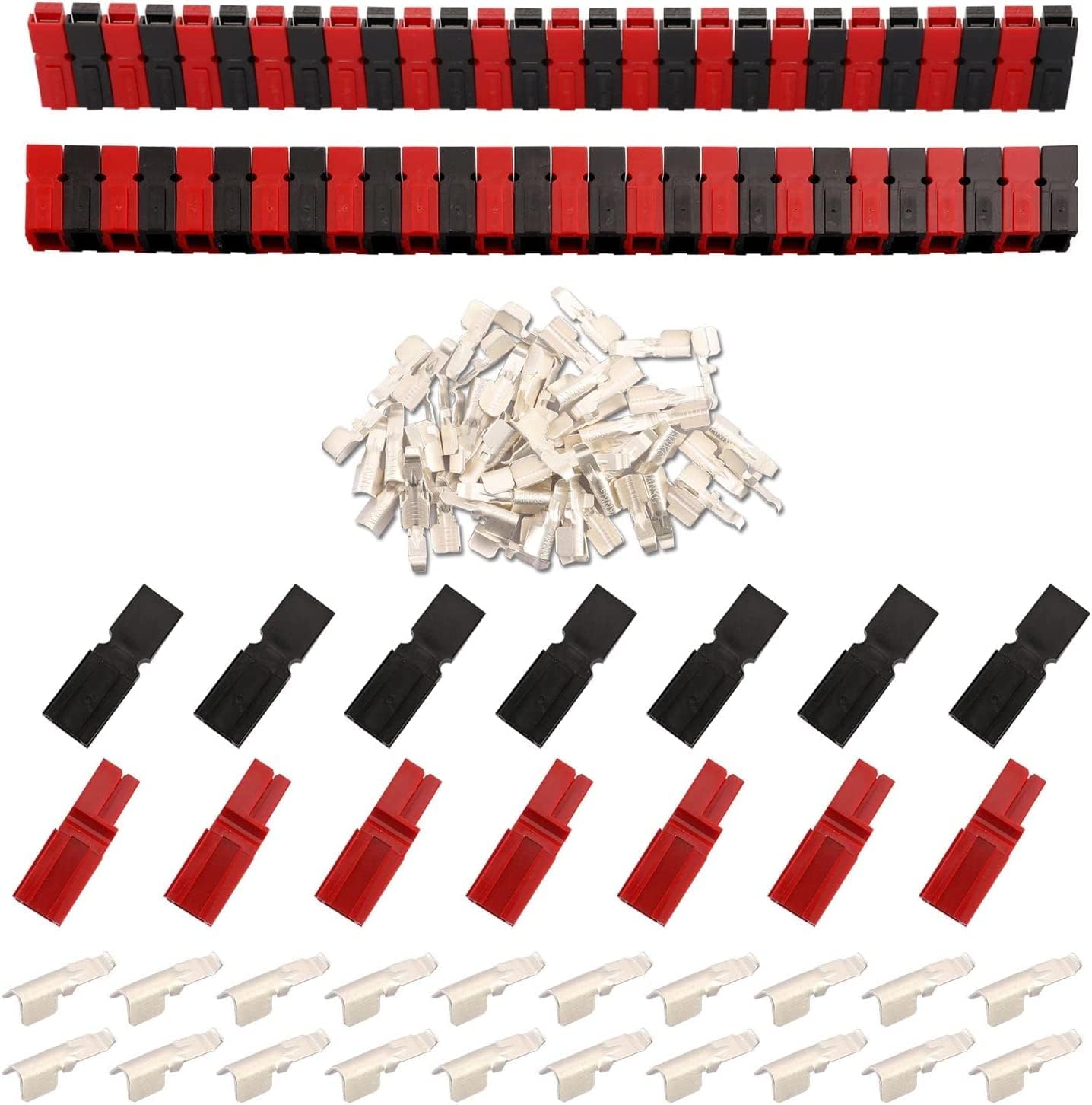 micrl 60PCS 15amps Power Connectors Assortment Kit, Battery Cable Quick ...