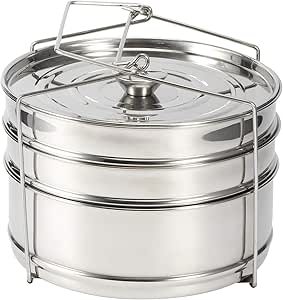 Amazon.com: Stackable Stainless Steel Insert Pans - 6QT Instant Pot ...