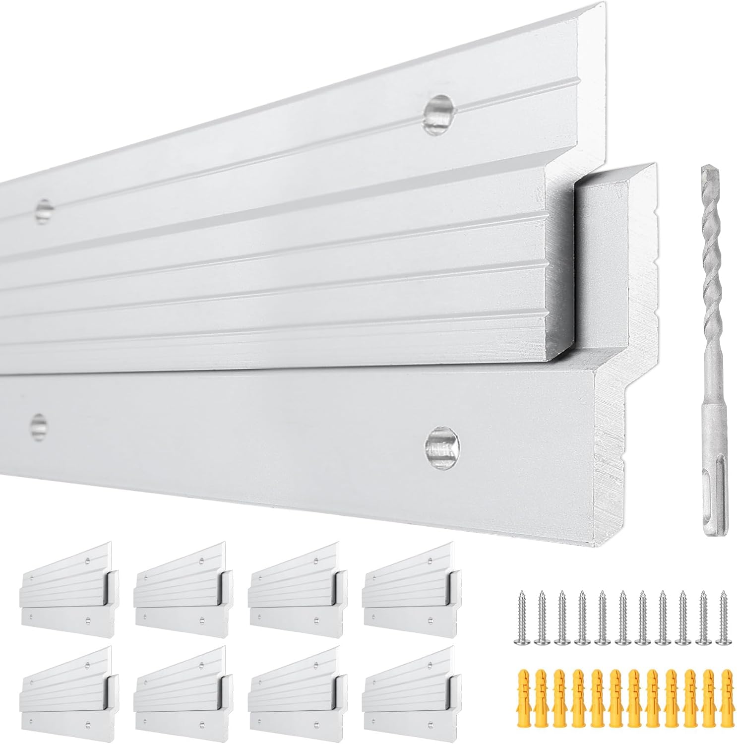 French Cleat Hanger 30 inch - 8 Pairs Heavy Duty Aluminum Alloy Picture ...