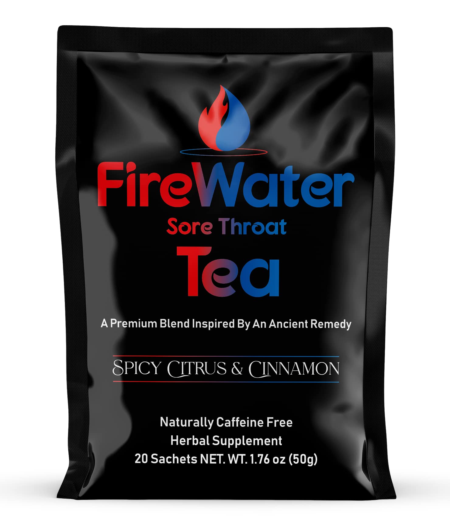 Firewater Sore Throat Tea Organic Caffeine Free Herbal Tea Relieves ...