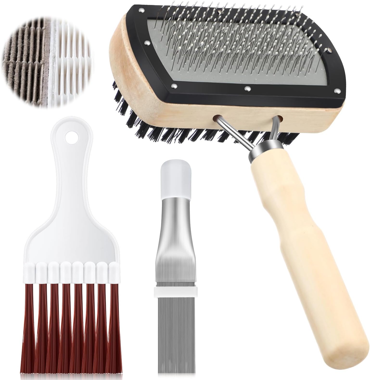 Amazon.com: Boao 3 Pieces Air Conditioner Condenser Fin Cleaning Brush ...