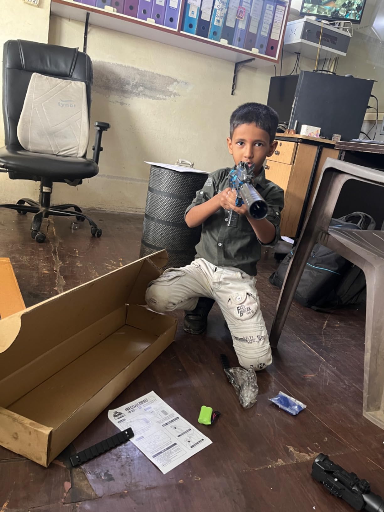 Chetsavz Gun Including Gel Ball Blaster Gun Toy Automatic Ball Gun For ...