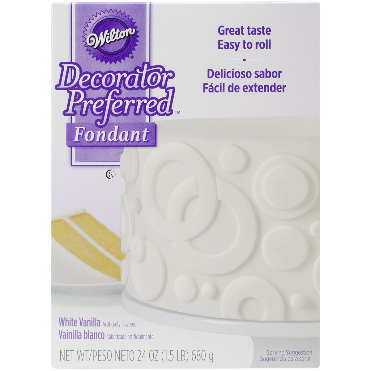 Amazon.com: Wilton Bulk Buy (3-Pack) Decorator Preferred Fondant 24 ...