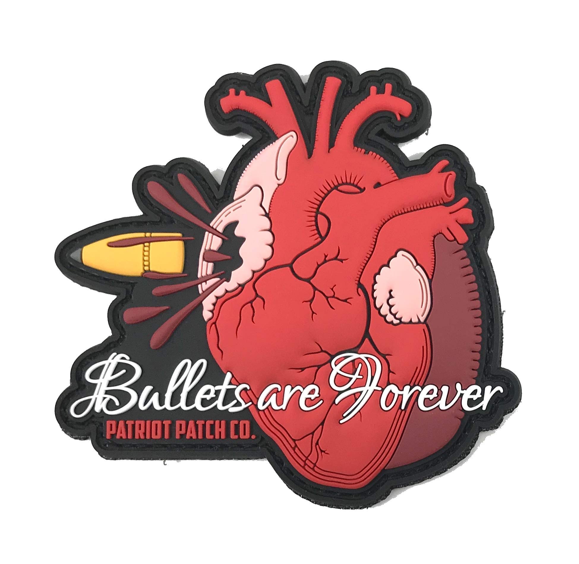 Amazon.com: Patriot Patch Co - Bullets are Forever - Patch : Sports ...