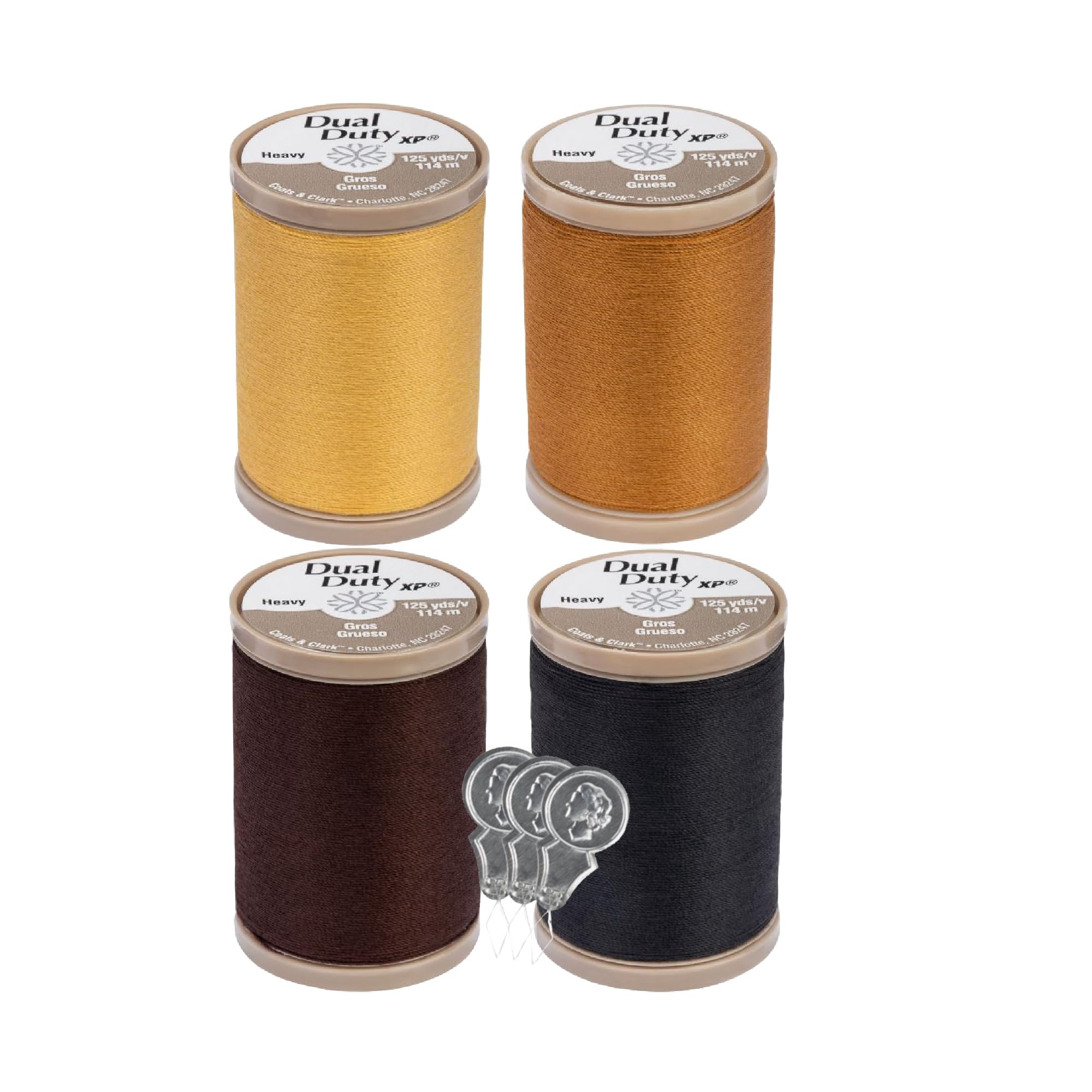 Amazon.com: Coats & Clark Heavy Duty Sewing Thread S950 125 Yards Each ...