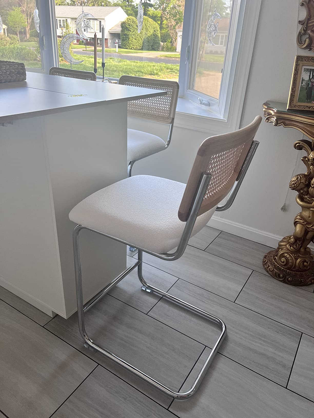 $33/mo - Finance Modern Counter Height Bar Stools Set of 2 with Natural ...