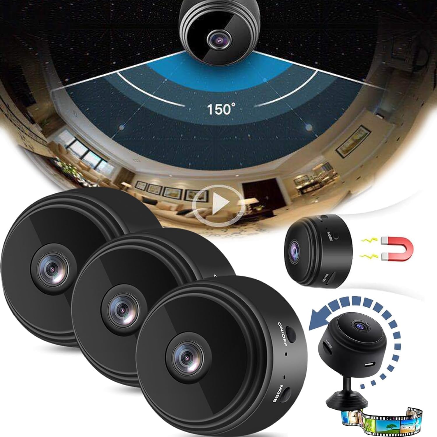 Camtrix Magnetic Mini Security Camera Camtrix Mini 1080p Hd Wireless ...