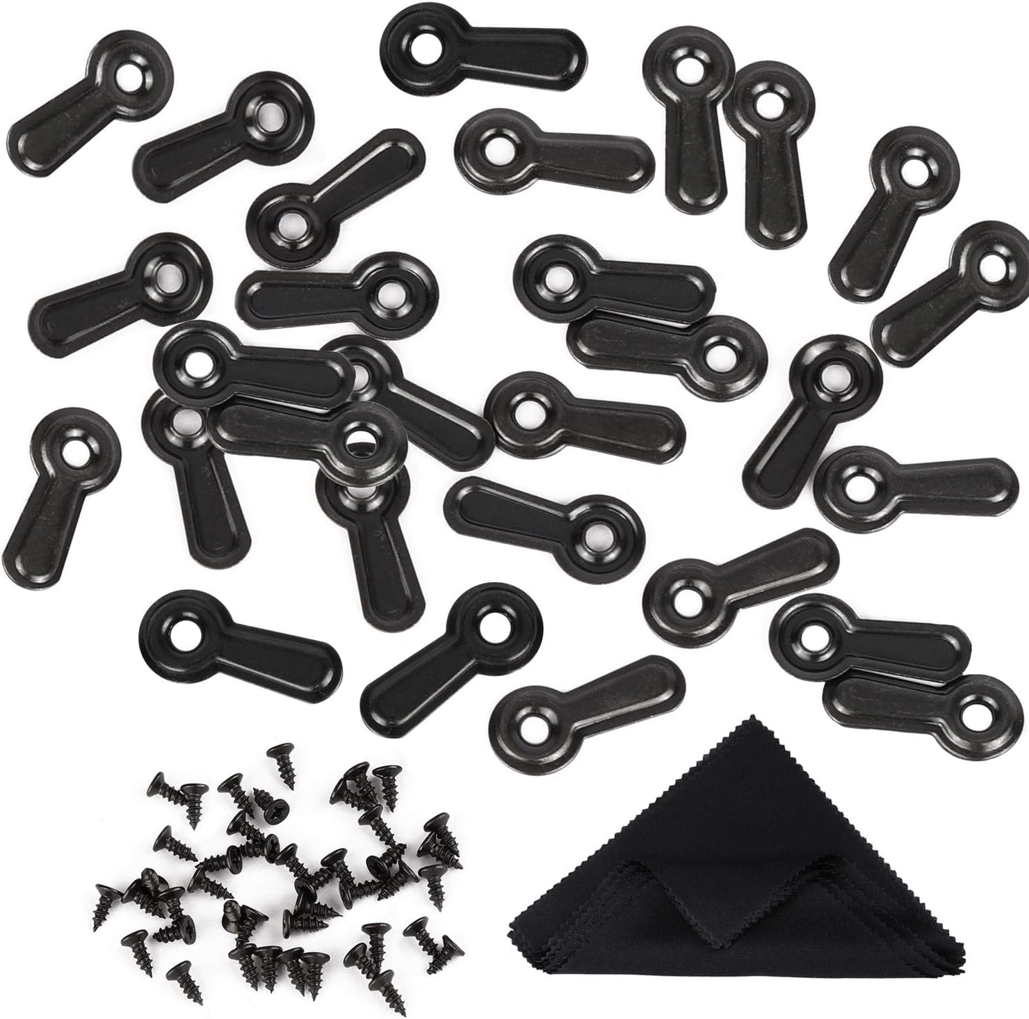 300 Picture Turn Button Fasteners Photo Frame Hardware and 300 Screws ...