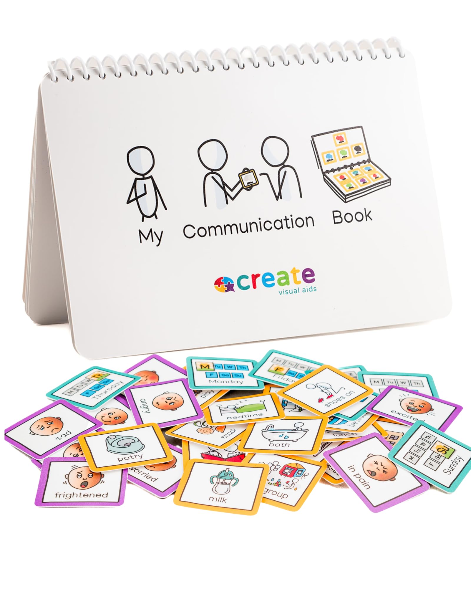 Communication Book with 6 visual communication resources and 34 ...