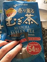 Amazon.com : ITO EN Japanese Barley Tea Kaori Kaoru (Aromatic) Mugichae Tea COLD/HOT 54 Bags ...