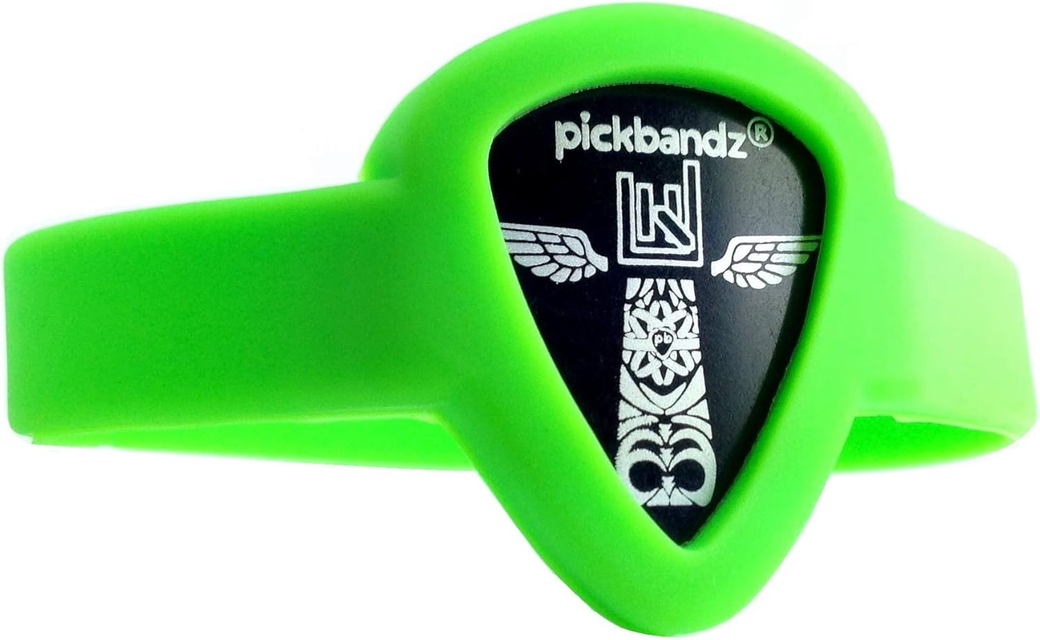 Amazon.com: Pickbandz Wristband Guitar Pick Holder - pop in your ...