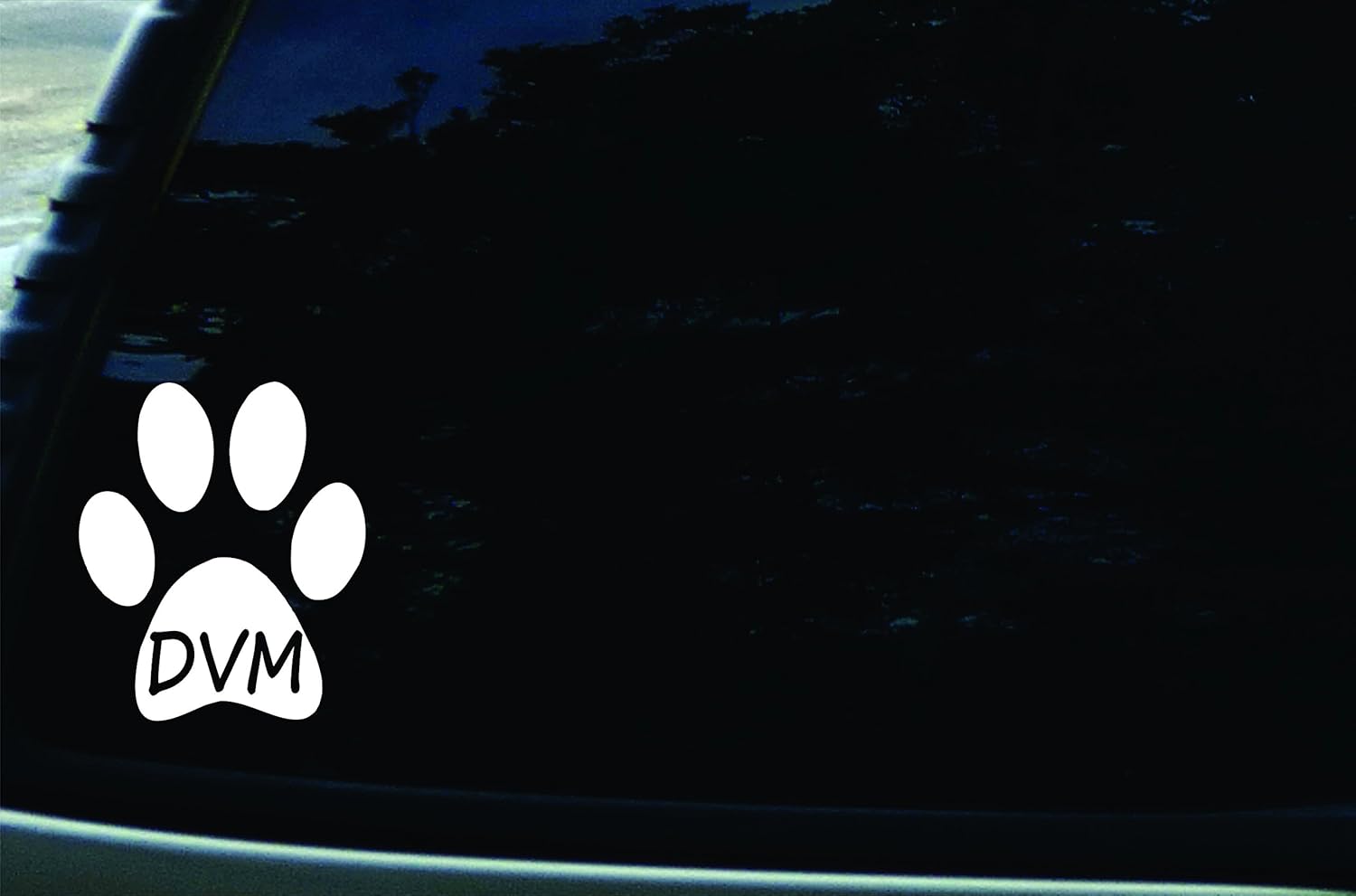 Amazon.com: 4" X 5" DVM in Pawprint Vinyl DIE Cut Decal for Your car ...