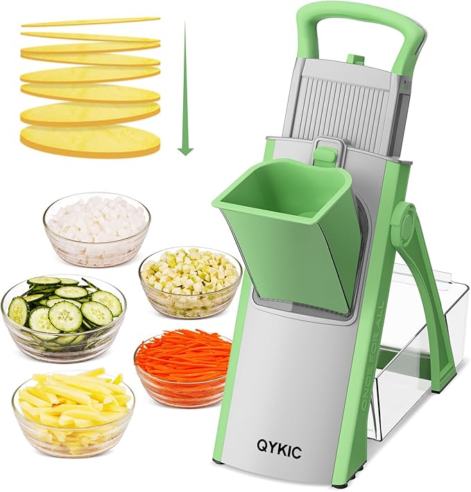 Amazon.com: Upgrade Mandoline Food Slicer for Kitchen, Adjustable ...