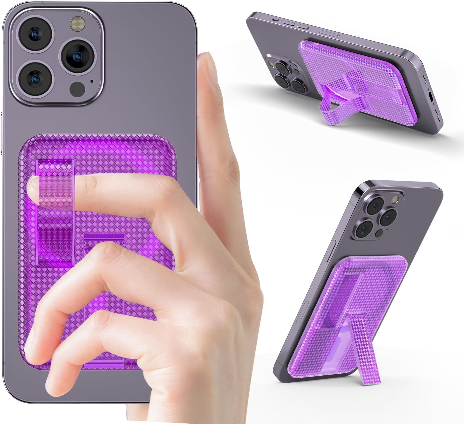 Amazon.com: Magnetic Finger Phone Grip for MagSafe Stand, Phone Grip ...