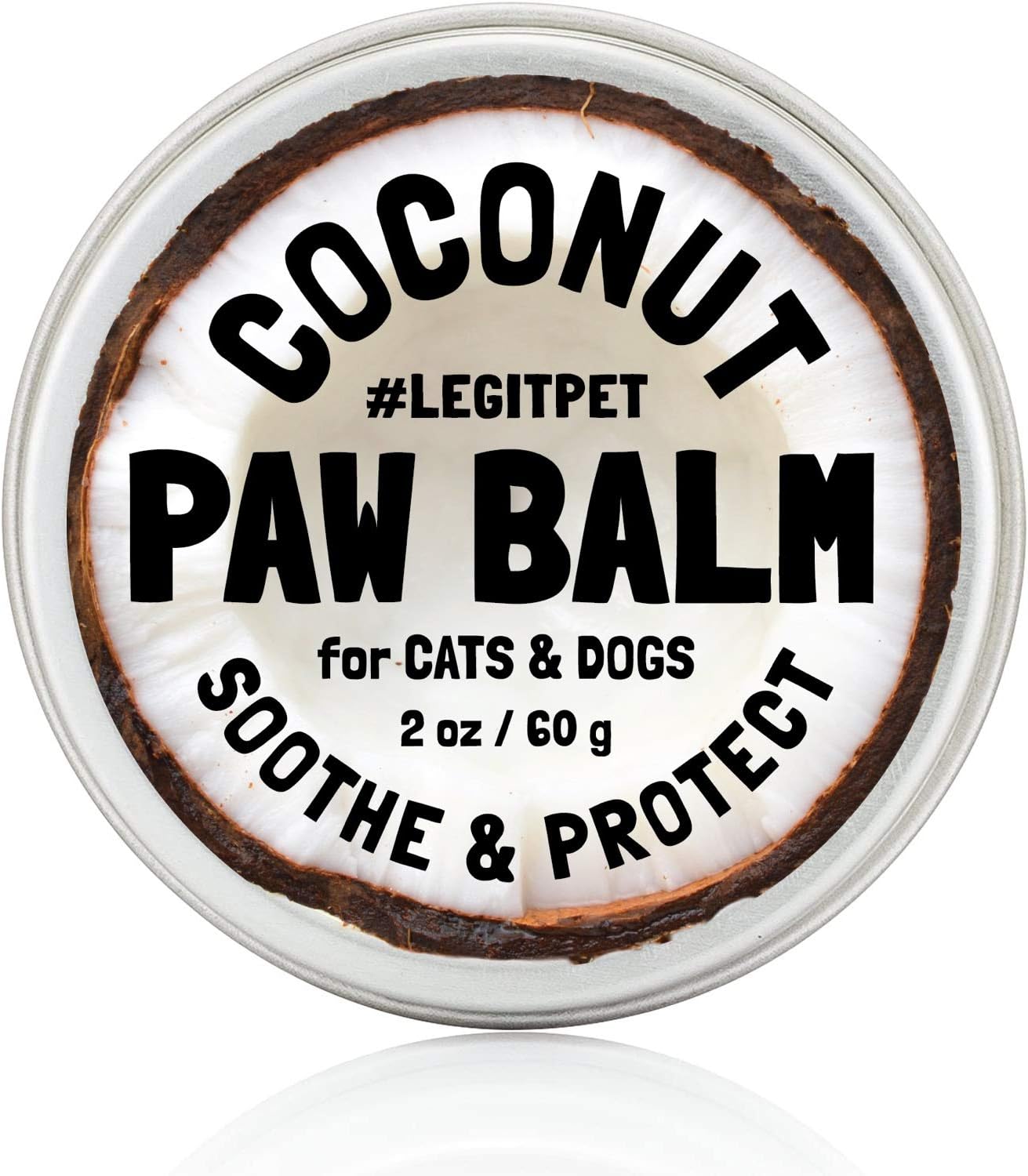 LEGITPET Crema hidratante para perros con aceite de coco natural de ...