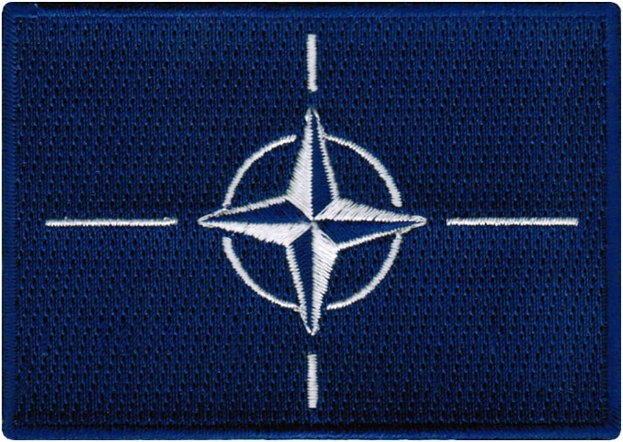Amazon.com: Uijokdef 2 PCS NATO Flag Patches Hook and Loop Fastener Embroidered Tactical ...