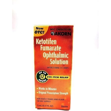 Amazon.com: ZADITOR 78047661 Eye Itch Relief Antihistamine Eye Drops, 0 ...