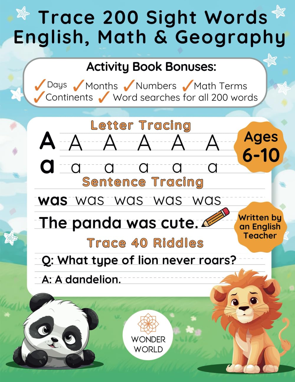 Buy Trace 200 Words for English, Maths & Geography: Fun activity ...