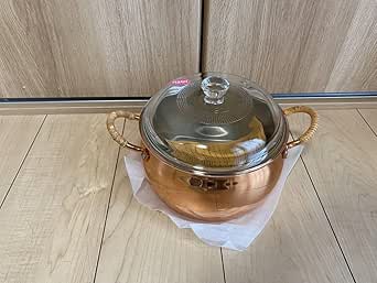 Amazon.co.jp: Copper MORICO Boilers with Glass Lid : Home & Kitchen