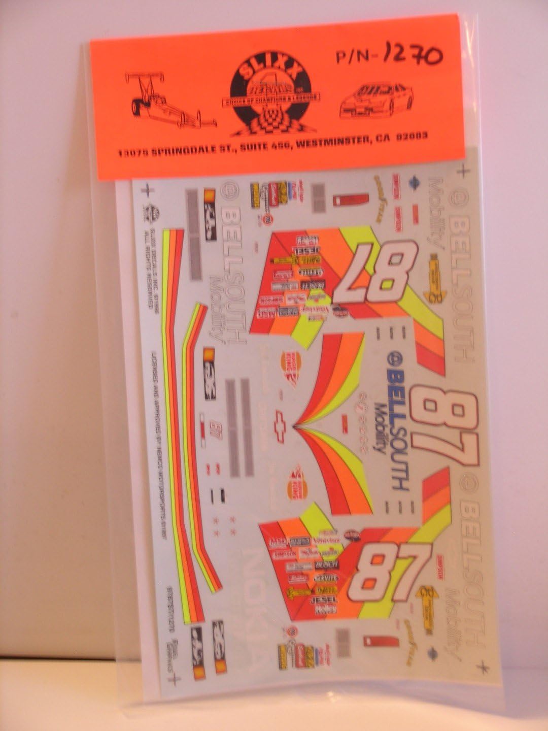 Amazon.com: Slixx Decals Bell South Markings for the Monogram Chevy ...