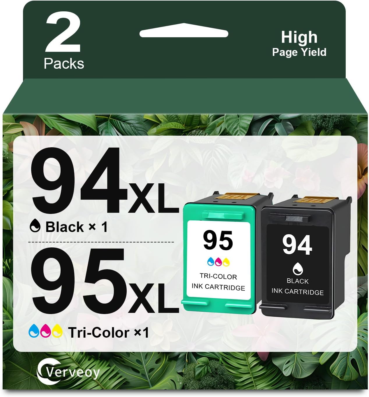 Amazon.com: 94/95 Ink Cartridge Replacement for HP 94 95 C8765WN ...