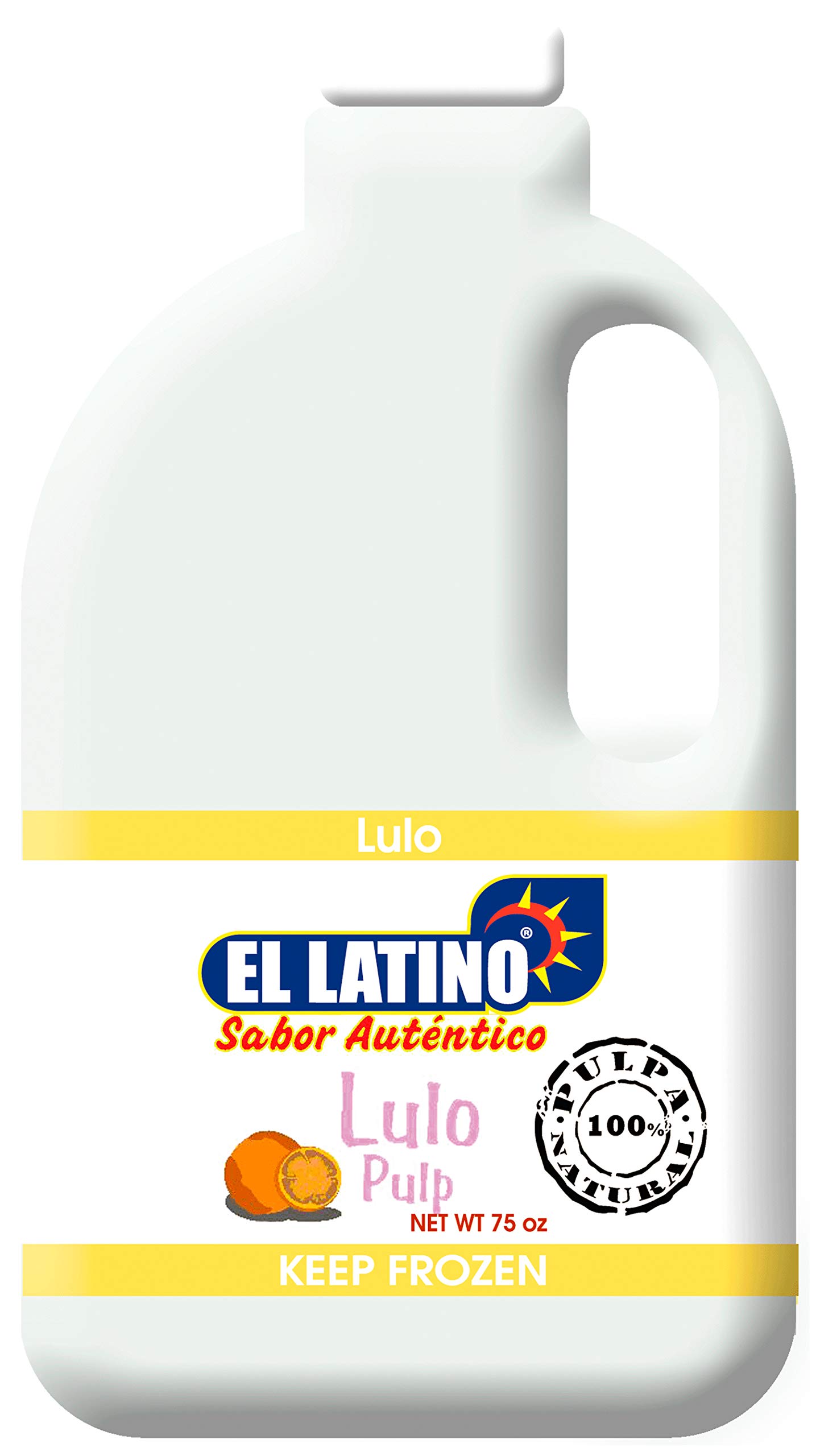 Amazon.com : El Latino fruit pulp (Lulo). 100% natural with sugar. 75oz ...