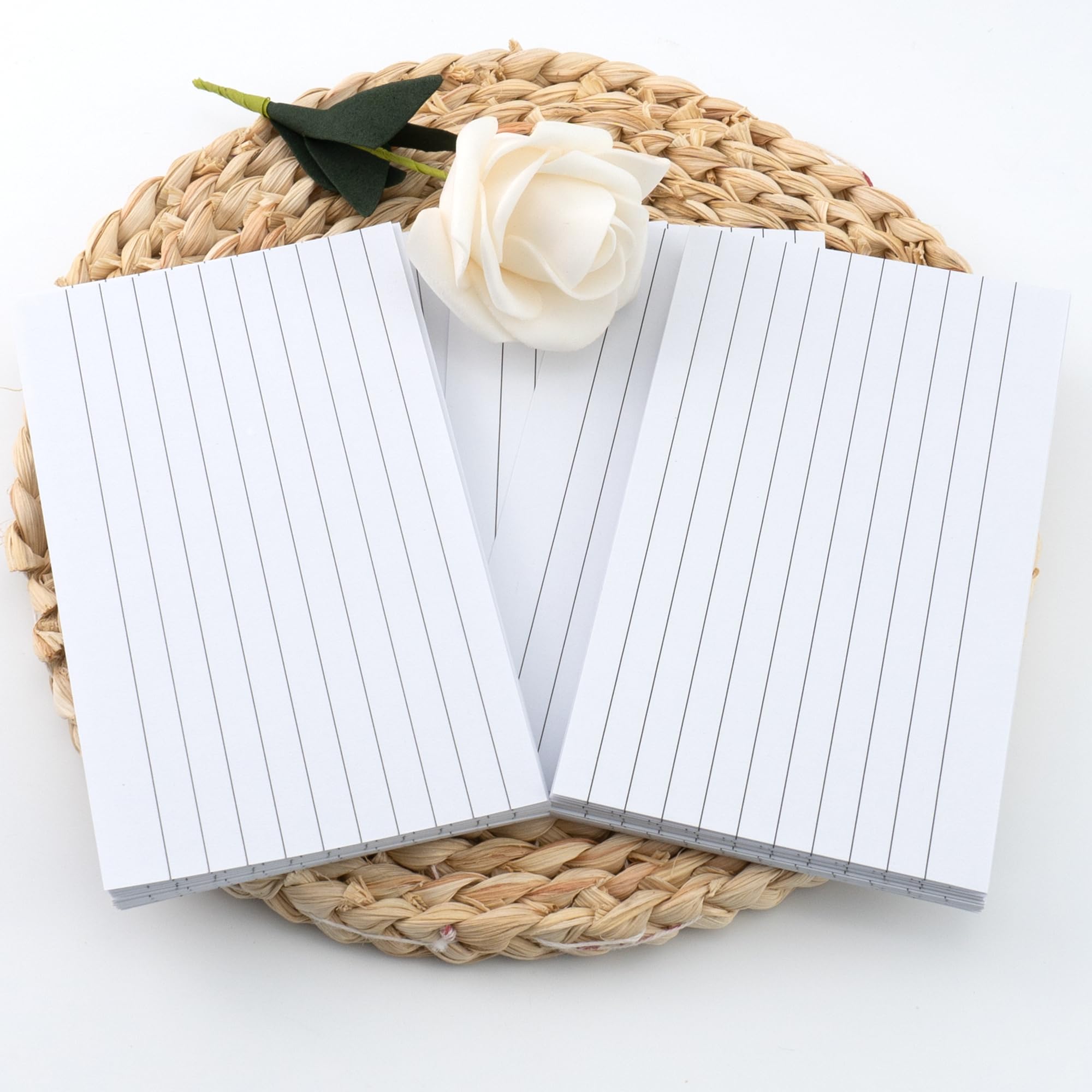 Snapklik.com : Quacc 100 PCS Flash Cards Ruled Index Cards 125 X 75 Mm ...
