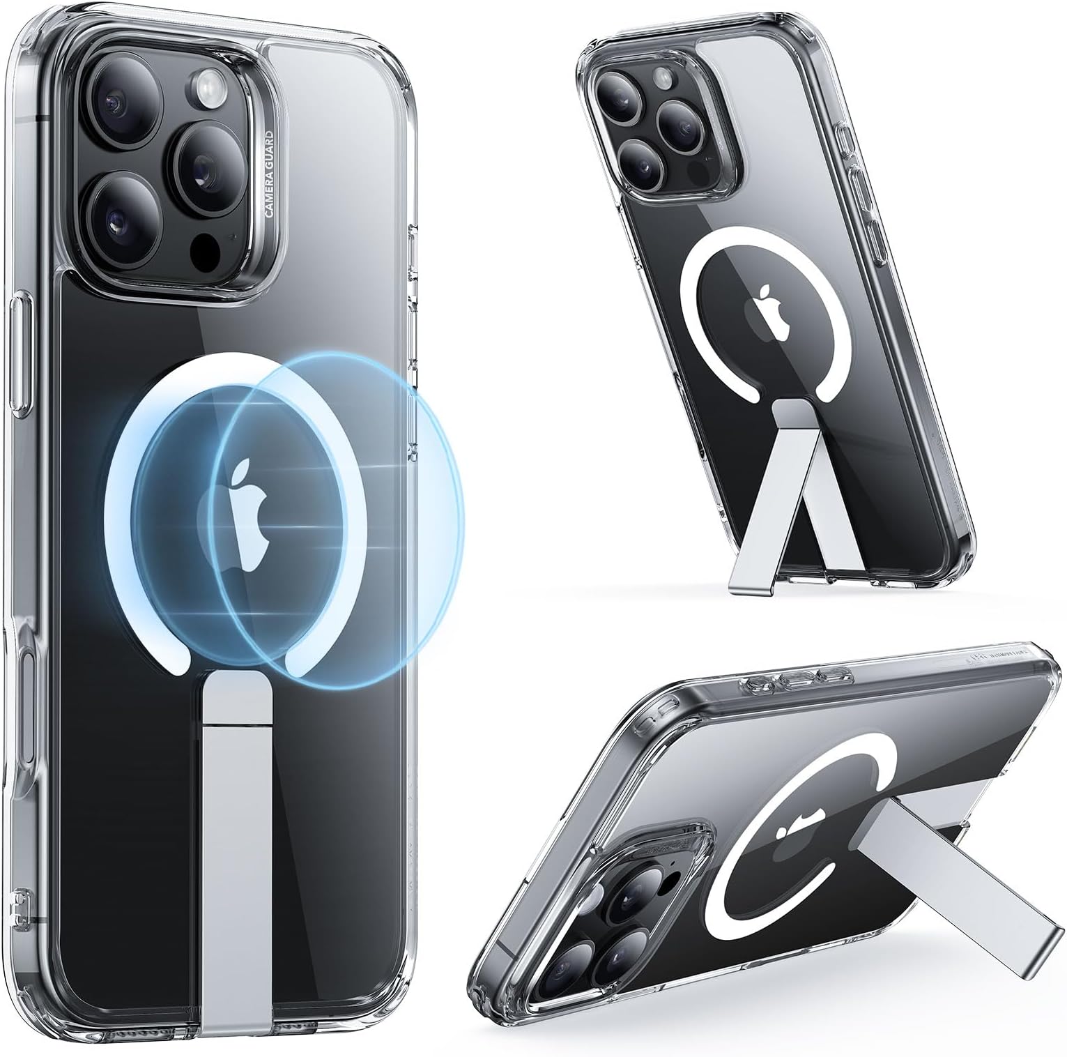 Amazon.com: TORRAS Strong Magnetic & Seamless Stand for iPhone 16 Pro ...