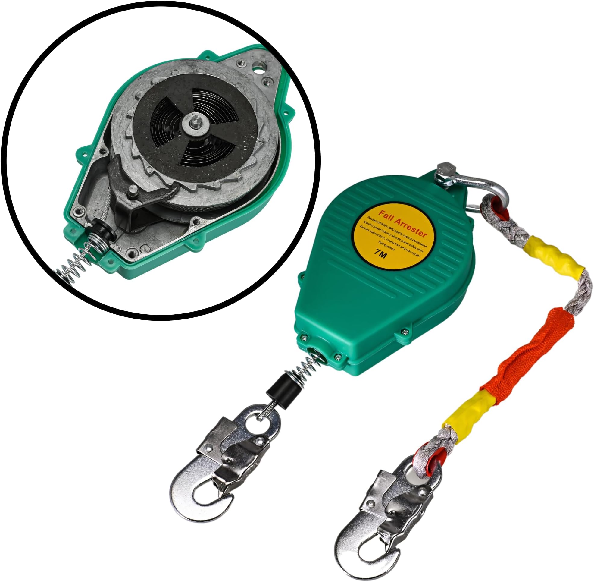 Amazon.com: 23ft Self Retracting Lifeline 330lbs Fall Arrester Fall ...