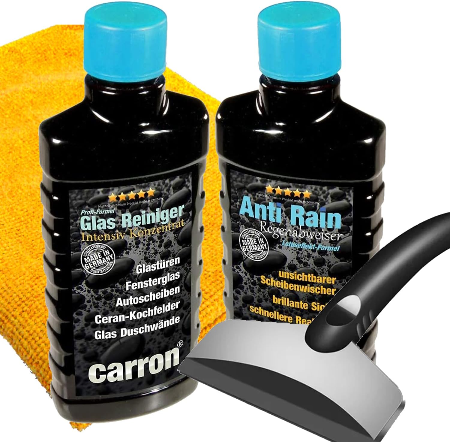 carron Anti-Rain Abperleffekt Regenabweiser 3in1-Set mit Eiskratzer ...