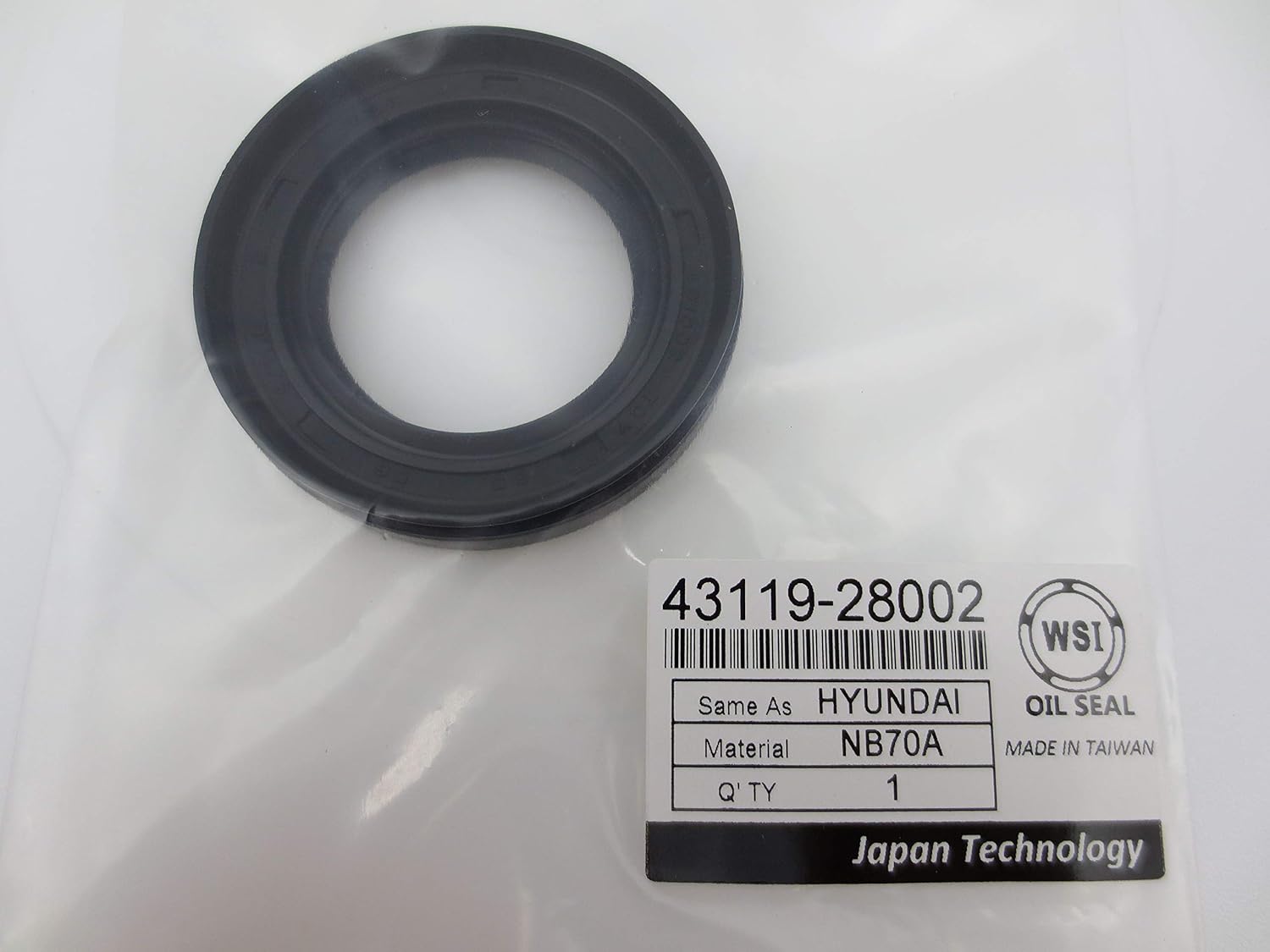 Amazon.com: WSI 43119-28002 Shaft Seal - differential for Hyundai ...