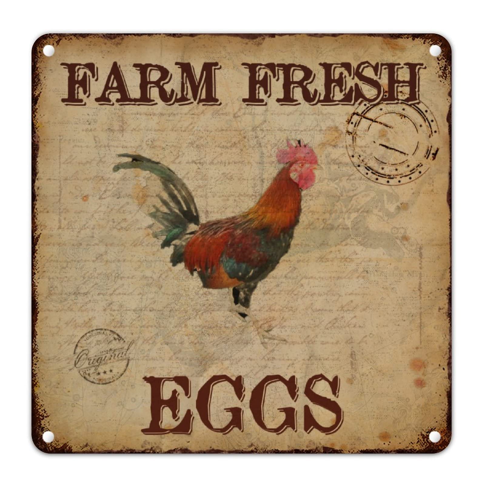 Farm And Chicken Tin Signs