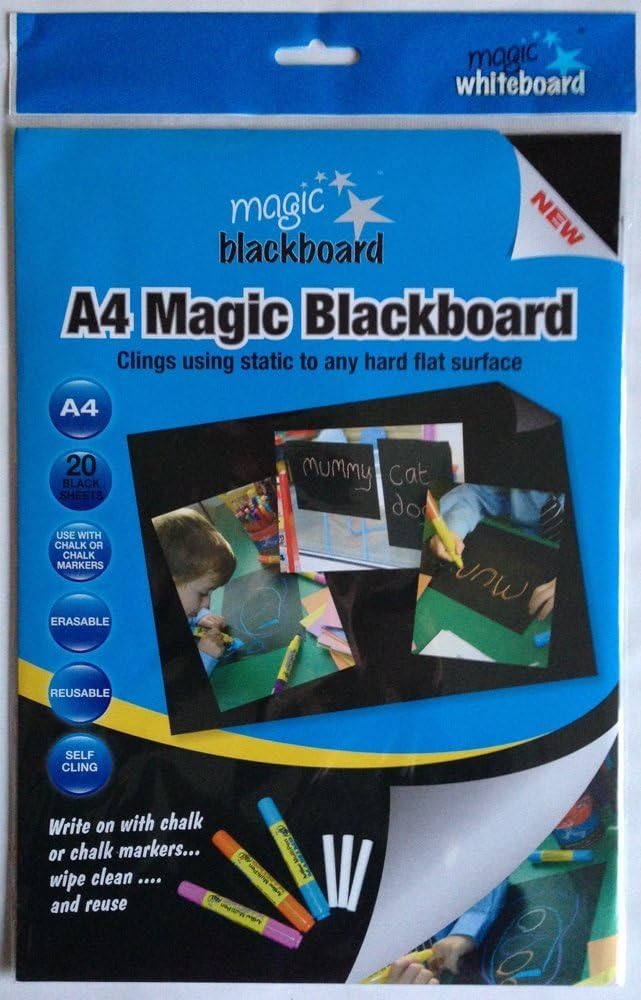 Magic Whiteboard A4 Blackboard : Amazon.co.uk: Stationery & Office Supplies