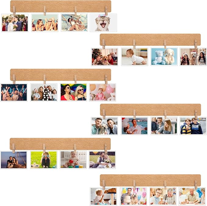 Amazon.com - Ctosree 6 Pieces Photo Collage Picture Frames with 30 ...