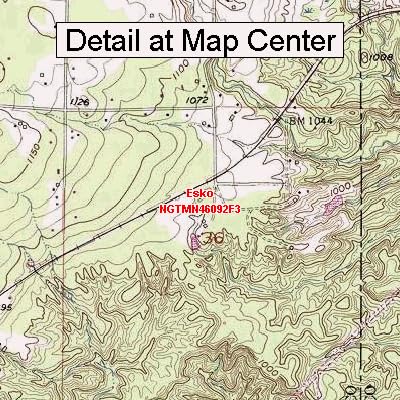 Amazon.com : USGS Topographic Quadrangle Map - Esko, Minnesota (Folded ...