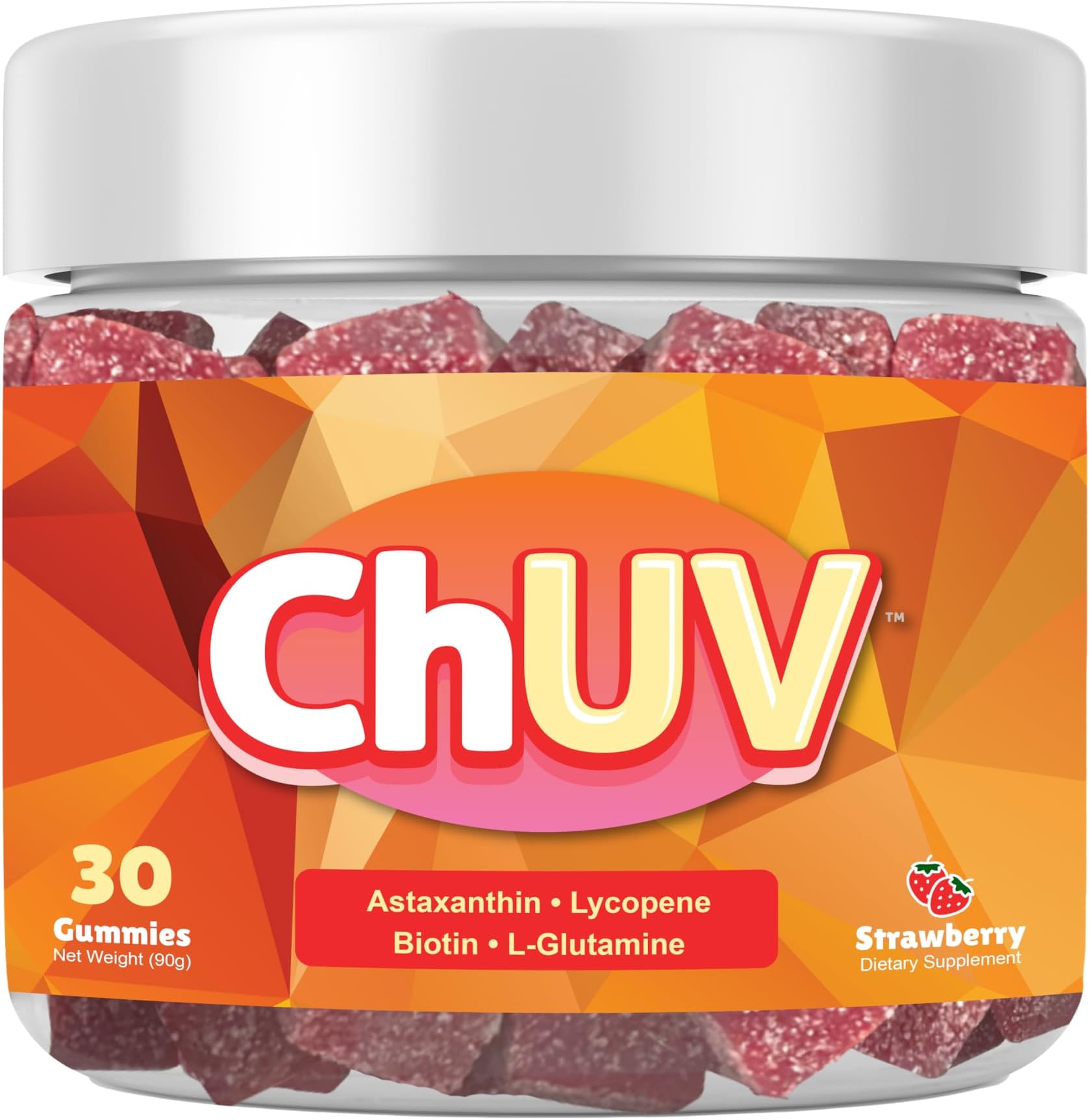 Amazon.com: ChUV - 30 Gummies - Natural Astaxanthin Supplement for ...