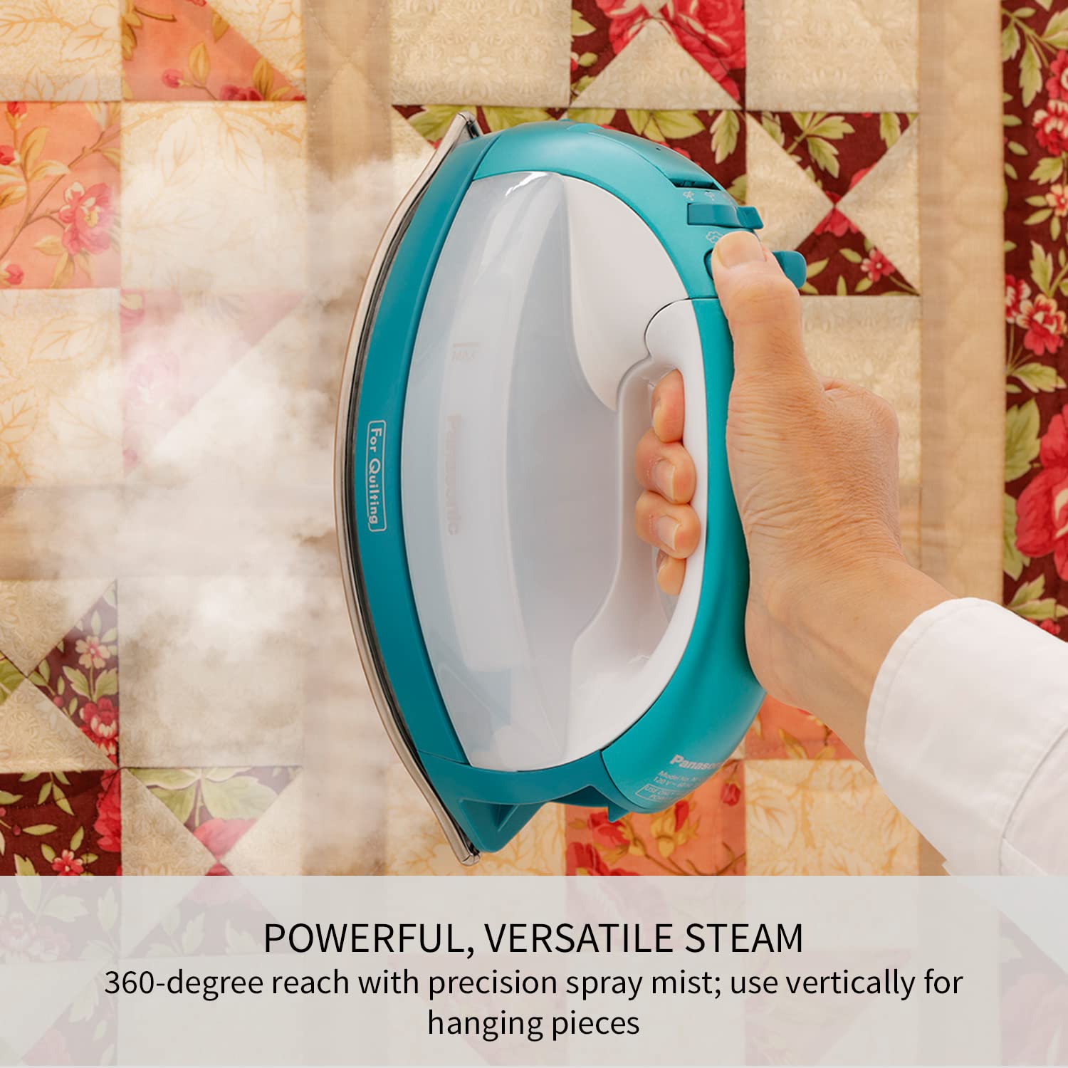 Panasonic Cordless Iron, Portable 360-Degree Freestyle Dry/Steam Iron ...