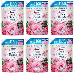 Amazon | ニュービーズ リュクスクラフト ローズ＆マグノリア 詰替用 1160g ×6個 | ノーブランド品 | 液体洗剤