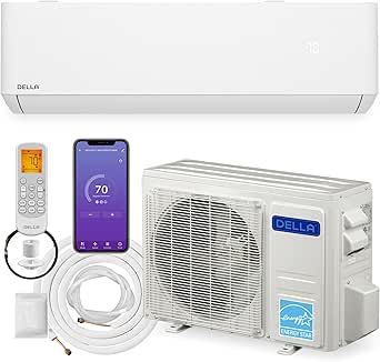 Amazon.com: DELLA Optima Series 18,000 BTU Wifi Mini Split, Work with ...