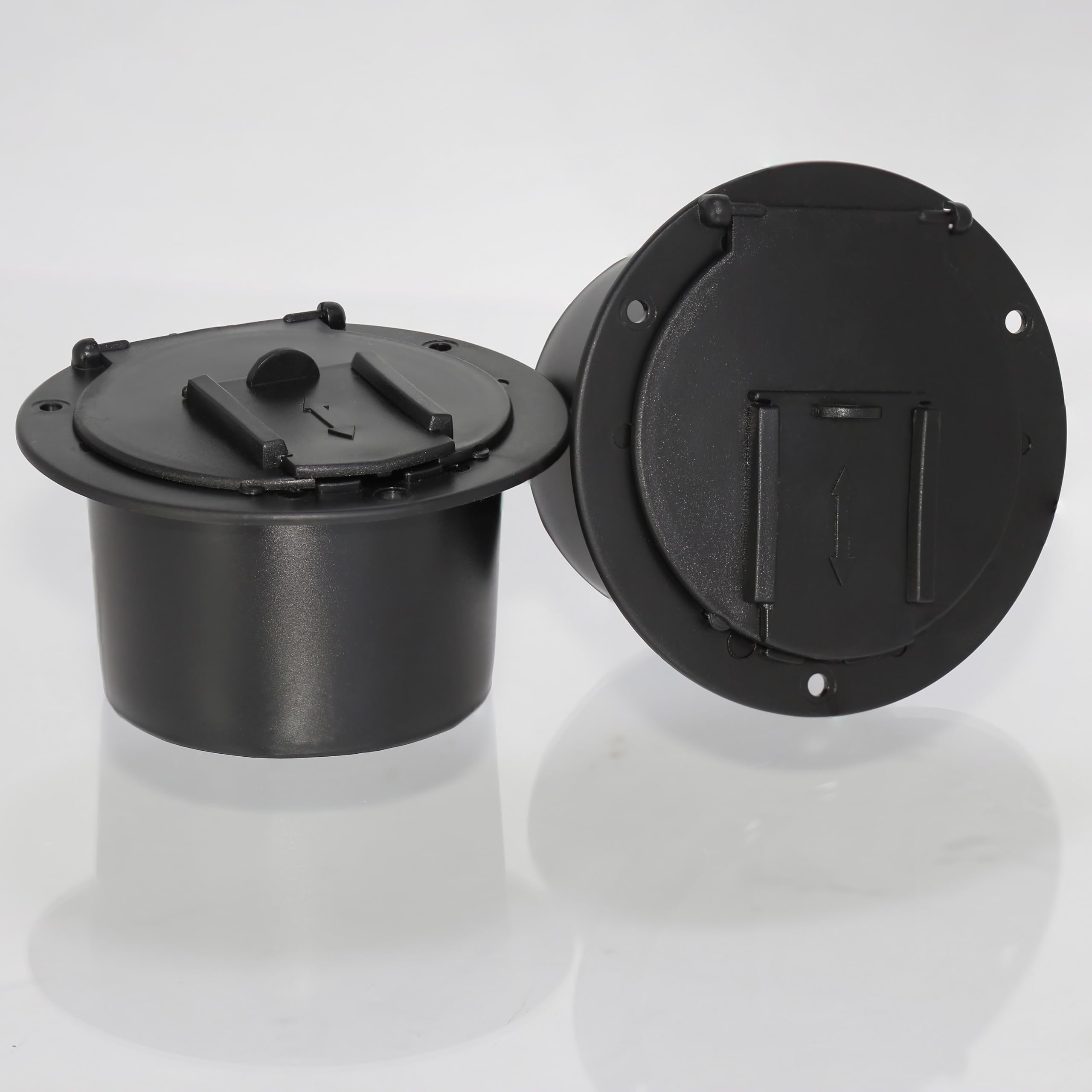 Amazon.com: PLOOTA 2Pcs Round Electric Cable Hatch RV Camper Cord Cover ...