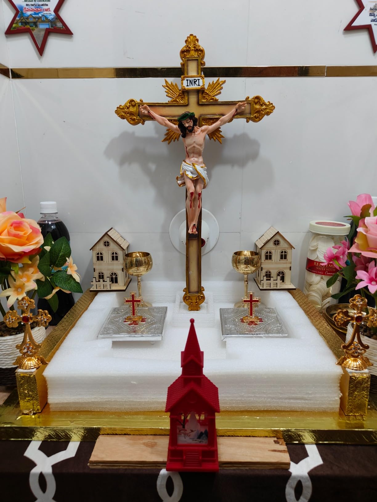 Buy KariGhar Crucifix/Jesus Christ/Cross Jesus/Crucified Jesus Idol for Home/Living Room/Prayer ...